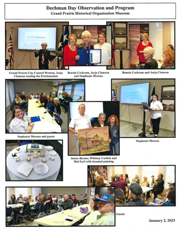 Events - Grand Prairie Historical Organization