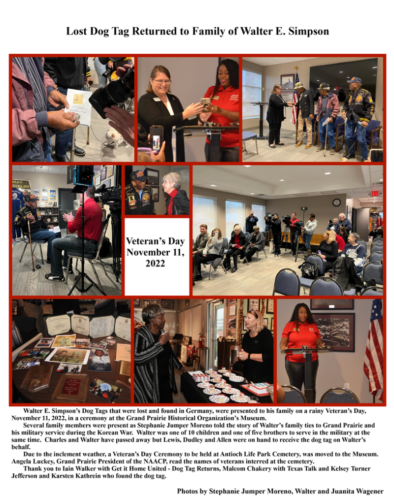 Events - Grand Prairie Historical Organization