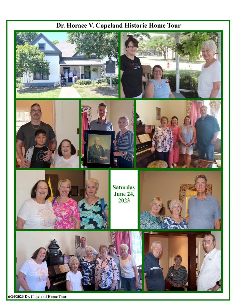 Copeland Home Tour - Grand Prairie Historical Organization
